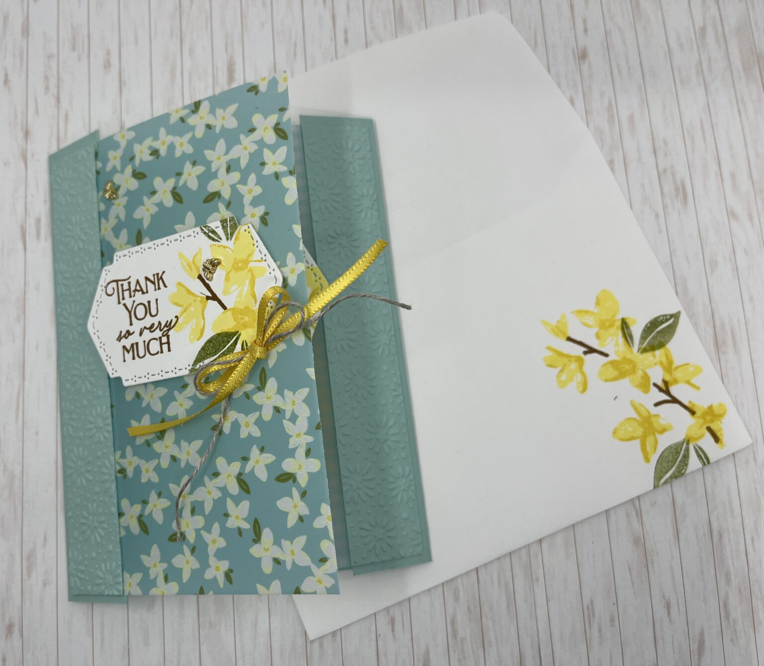 Stampin' Up's Pretty Vellum Double Fold Card - MaryAnneCowan.com - Mary ...