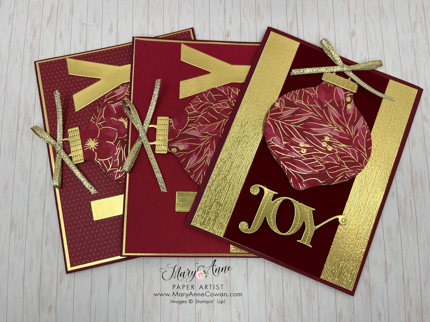 WOW Christmas Joy Cards - MaryAnneCowan.com - Mary Anne Cowan, Stampin ...